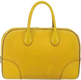 Gucci Sac port&eacute; main Pre-owned Bright - Femme - Pre-owned - Jaune - Taille: ONE Size