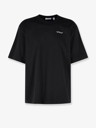 Off-white Cotton t-shirt with frontal logo print - OFF WHITE - gender_Man