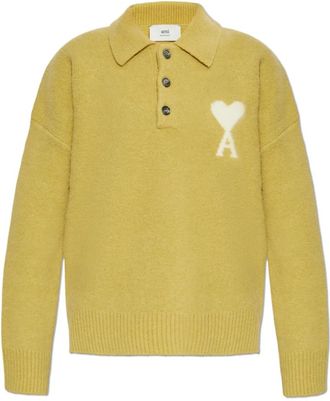 Ami unisex, Pulls, Vert, Taille: S V-neck Tricots