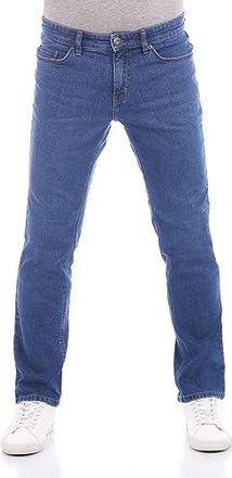 Paddock's Jean Ranger pour homme - Coupe ajustée - En coton stretch - Bleu et noir - Tailles disponibles : W30, W31, W32, W33, W34, W36, W38, W40, W42, W44, Sto