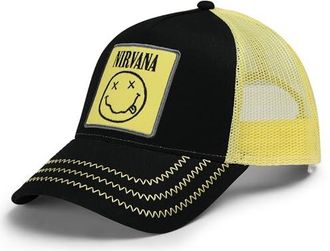 Amplified Casquette Trucker (Taille Unique) (Noir/Jaune)