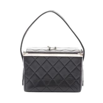 Chanel Pre-owned Matelasse Lammfell Handtasche - - Pre-owned - Damen - Schwarzk - ONE SIZE