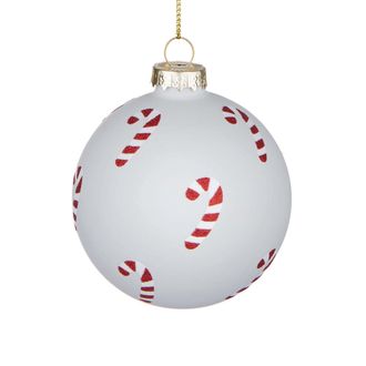 Butlers Weihnachtskugel Candy Cane Hang ON | Weihnachtsbaumschmuck Glas, Christbaumkugeln Weihnachtsmotiv, Baumschmuck f&uuml;r Weihnachten, Weihnachtsdeko f&uuml;r Gir