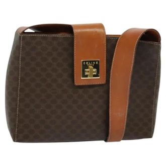 Celine Pre-owned Cuir sacs-celine - Femme - Pre-owned - Brun - Taille: ONE Size
