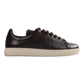 Tom Ford Homme, Chaussures, Brun, Taille: 43 EU Soft Supple Leather Warwick Baskets