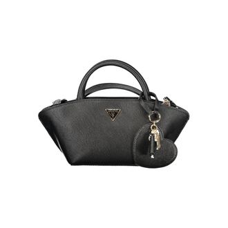 Guess Schwarze Polyethylen-Handtasche