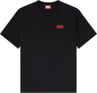 Diesel Homme, Tops, Noir, Taille: M T-Boxt Bisk T-shirt
