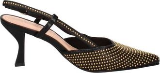 Marc Ellis Pointed Stiletto Slingback - Femme - Chaussures - Noir - Taille: 36 EU