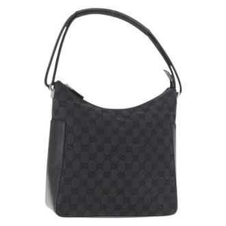 Gucci Pre-owned GG Canvas Schultertasche - - Pre-owned - Damen - Schwarzk - ONE SIZE