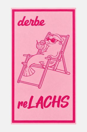 Derbe Derbe Handtuch reLACHS Pink Rosa Fisch Strandtuch GOTS Or