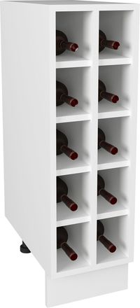 VCM Weinregal | Maße ca. H. 82 x B. 25 x T. 44 cm | Küchenregal für Flaschen | Regal - Esilo