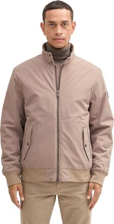 Tom Tailor Herren 1042205 Harrington Jacke mit Stehkragen, 32240-Mountain Taupe, XXL