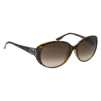 Gucci Pre-owned Vintage Sonnenbrillen - - Pre-owned - Damen - Braun - ONE SIZE