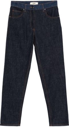 Fendi Zweifarbige Jeans - Blau