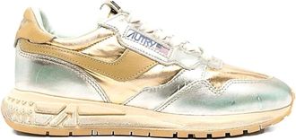 Autry Femme, Chaussures, Jaune, Taille: 39 EU Baskets
