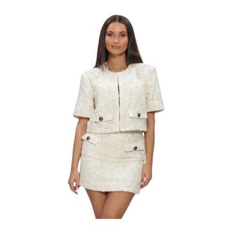 Gestuz Femme, Vestes, Beige, Taille: 38 FR GZchanaya SS Jacket