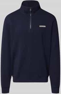 Napapijri Relaxed Fit Sweatshirt aus elastischem Baumwoll-Mix
