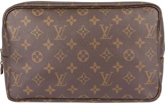 Louis Vuitton Crossbody Bags - Louis Vuitton Canvas Monogram Trousse Toilette 28 - Gr. unisize - in Braun - f&uuml;r Damen