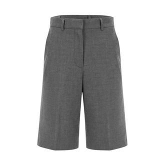 Maison Margiela Femme, Shorts, Gris, Taille: 40 FR Short tailleur en m&eacute;lange de laine