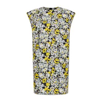 Marni Kleid mit Blumenmotiv und Schmetterlings&auml;rmeln - - Dresses - Damen - Mehrfarbig - 2XS
