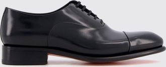 Santoni Chaussures Oxford &eacute;l&eacute;gantes en cuir lisse avec semelle en cuir