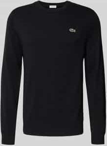 Lacoste Regular Fit Strickpullover aus Baumwoll-Mix