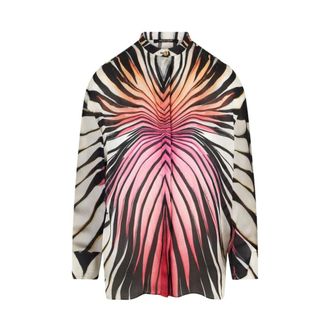 Roberto Cavalli Damen, Blusen & Hemden, Mehrfarbig, LGr&ouml;&szlig;e