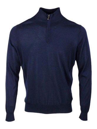 Colombo Pull Col Rond - Bleu