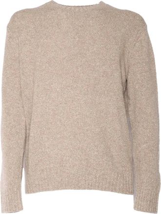 Ballantyne Homme, Pulls, Beige, Taille: XL Pull Ras du Cou Donegal