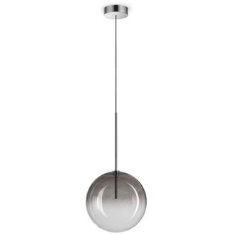 Ideal Lux Ideal Lux - equinoxe Plafonnier Globe 25 cm Gris Fum&eacute;