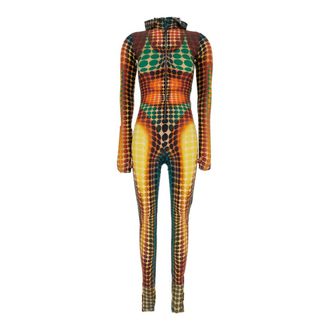 Jean Paul Gaultier Damen, Jumpsuits & Playsuits, Mehrfarbig, XSGr&ouml;&szlig;e