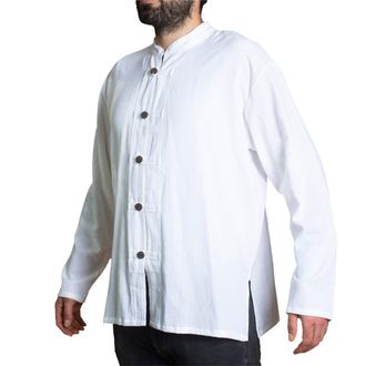 Panasiam ShirtBEN-5Button, White L