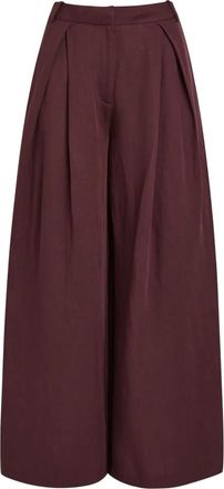 Faithfull The Brand pantalon Astrid &agrave; coupe ample - Marron
