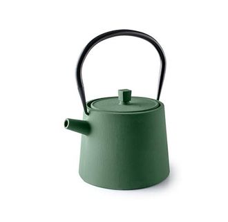 Ibili Théière en fonte Yame, 1,2 litre, intérieur émaillé, convient pour induction, Vert