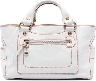 Celine Pre-owned Sac Boogie - Femme - Pre-owned - Blanc - Taille: ONE Size