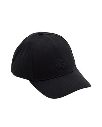 Moncler Caps & M&uuml;tzen - Cotton Baseball Hat - Gr. ONE SIZE - in Schwarz - f&uuml;r Damen