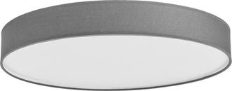 Lindby LED Deckenlampe Saira (Modern) in Alu aus Textil (1 flammig,) - Deckenleuchte Lampe Wohnzimmerleuchte