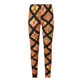 La DoubleJ Femme, Pantalons, Multicolore, Taille: 36 FR Leggings &agrave; imprim&eacute; floral