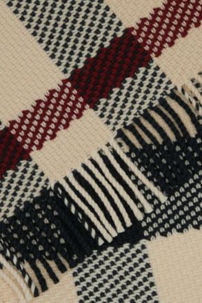 Burberry 8079240 A1450 Stone Exterior: Wool Sciarpe E Foulard Scarfs