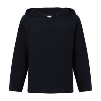Fabiana Filippi Femme, Sweatshirts et sweats &agrave; capuche, Bleu, Taille: 36 FR Textured Hooded Knit Top