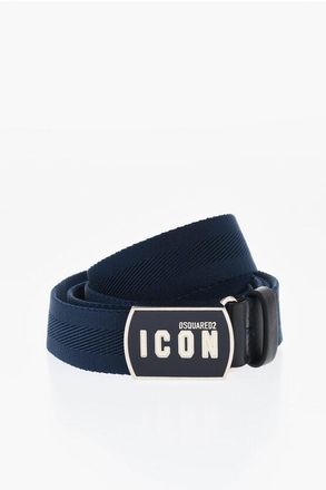 Dsquared2 Fabric Solid Color ICON Belt 30mm size Unica