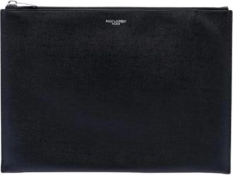 Saint Laurent Sac bandouli&egrave;re en cuir pr&eacute;-poss&eacute;d&eacute; - Femme - Pre-owned - Noir - Taille: ONE Size