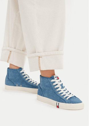 Tommy Jeans Sneakers Archive Y2K Denim Mid Cut EN0EN03075 Blau