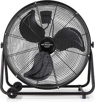 Orbegozo Pwt 3075 - Industrieller Ventilator Power Fan, neigbares Kopfteil, metallische Bl&auml;tter von 75 cm, drei Ventilatorstufen, Transportrollen, 200 W, Metal