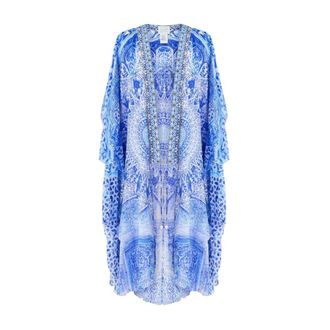 Camilla Femme, Maillots de bain, Bleu, Taille: ONE Size Scalloped Edge Layer Bosphorous