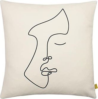 furn. Emile Feder gefülltes Kissen, naturfarben, 43 x 43cm