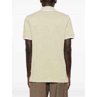 HUGO BOSS Piqu&eacute; Cotton Polo Shirt - Green