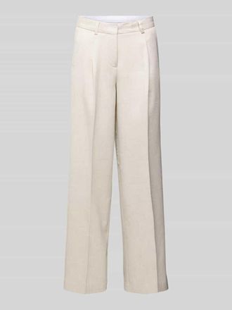 Milano Straight Leg Stoffhose mit Bundfalten