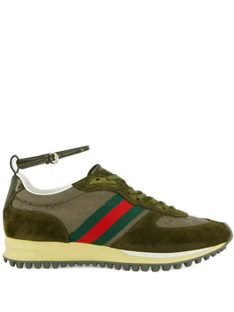 Gucci Re-Motion Sneakers mit Kn&ouml;chelband - Gr&uuml;n