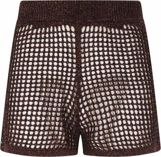 MC2 Saint Barth Femme, Shorts, Brun, Taille: 38 FR Sharma Mesh